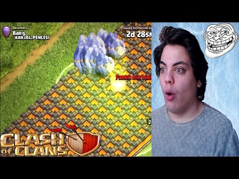 COC!! 300 Duvar ve Uçan Askerler Clash of Clans