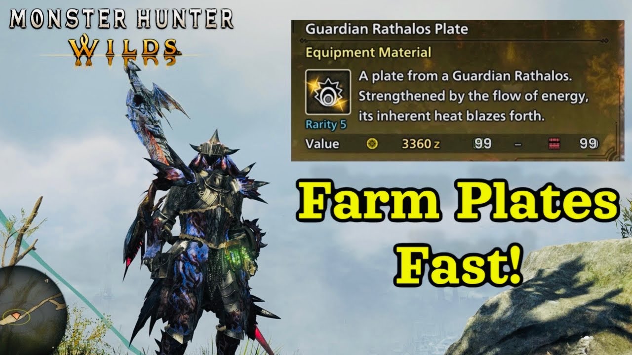 How to Get Guardian Rathalos Plate FAST - MH Wilds - YouTube