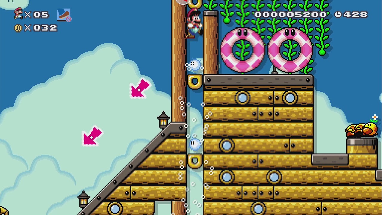 Story Mode ~ Airship Flight for Yamamura - Super Mario Maker 2 - No ...