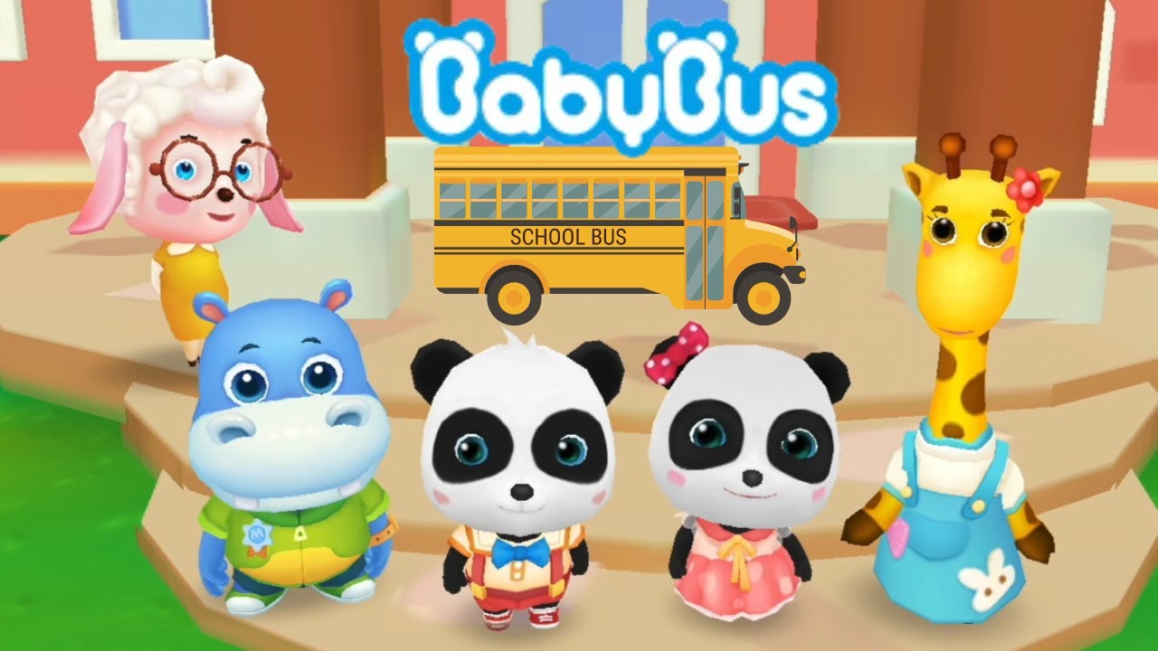 BabyBus Menjemput Kiki dan Teman-temannya ke Sekolah TK | Baby Bash ...