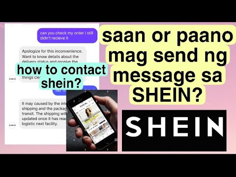 PAANO MAG SEND NG MESSAGE SA SHEIN, HOW TO CONTACT SHEIN? - YouTube