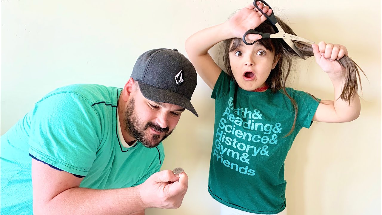 HEADS or TAILS Coin Toss challenge with DAD! - YouTube