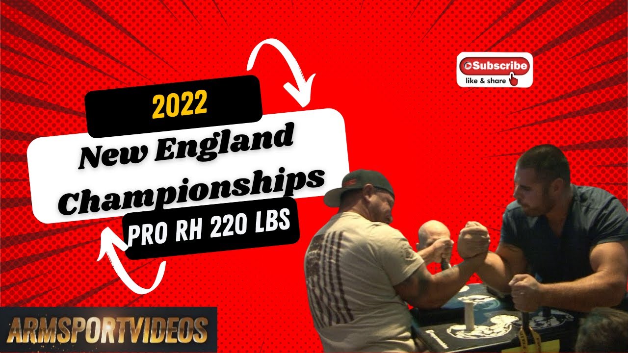 Pro Right Hand 220 lbs - 2022 New England Championships - YouTube