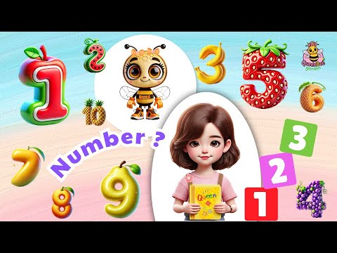 Learn to Count 1-10 with Fun Fruits! | Sing & Learn Numbers | QueenBee ...