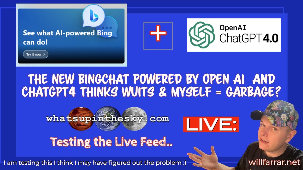 Dang.. Microsoft's Bing Chat w/ ChatGPT Talks Smack On Me? :) Testing ...
