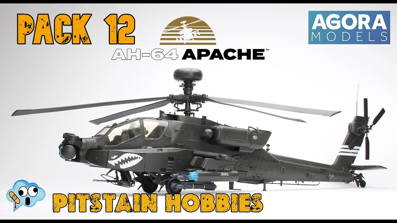 Agora AH-64D Apache Longbow 1/24 model build, pack 12. - YouTube