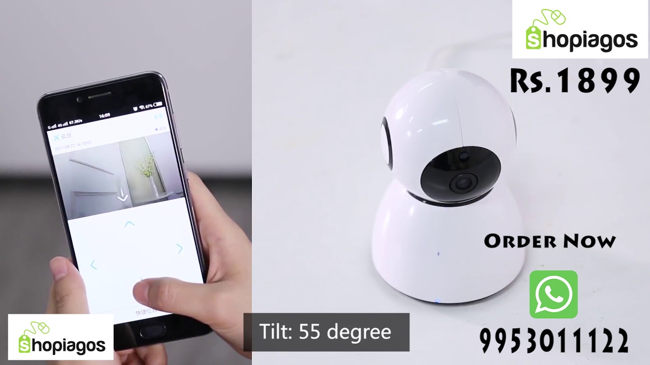 Wireless HD IP Wifi CCTV Indoor Security Camera Stream Live Video in ...