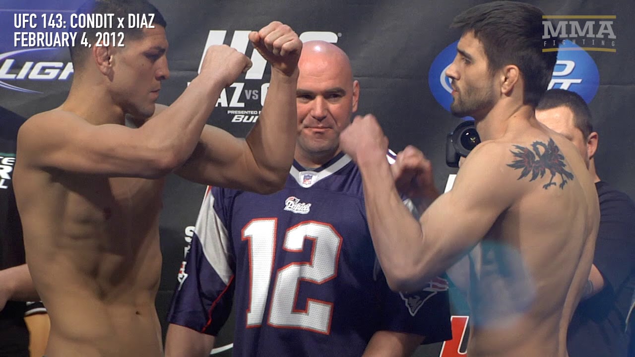 MMA Fighting Archives: Carlos Condit Defeats Nick Diaz at UFC 143 - YouTube