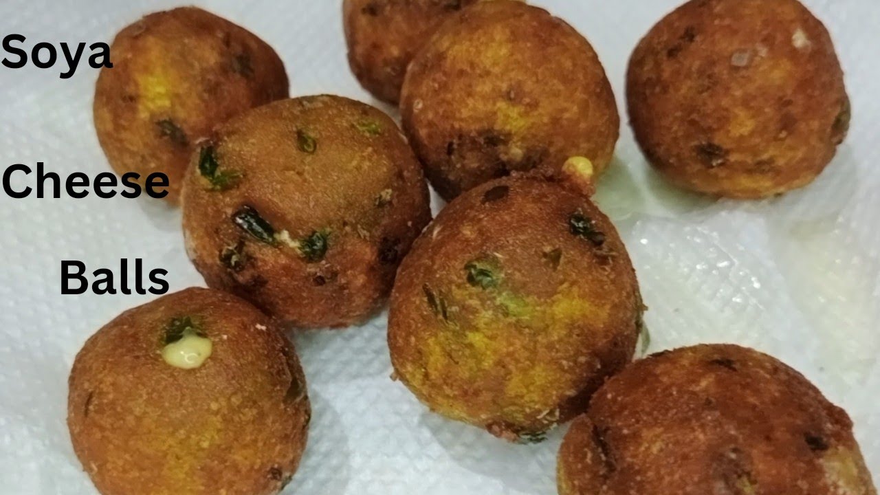 soya cheese balls recipe | how to make soya cheese balls | Reeta's ...