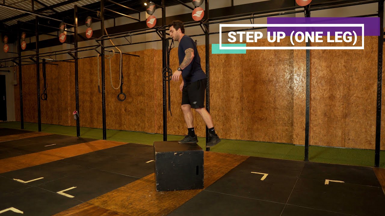 STEP UP ONE LEG - YouTube