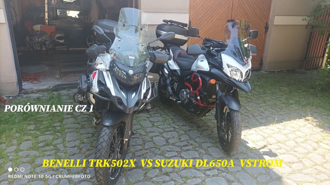 Time to say goodbye.... Porównanie Benelli TRK502X vs Suzuki DL650 ...