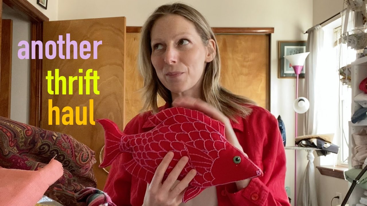 what can I say... here with another small thrift haul & pop up announcement - YouTube