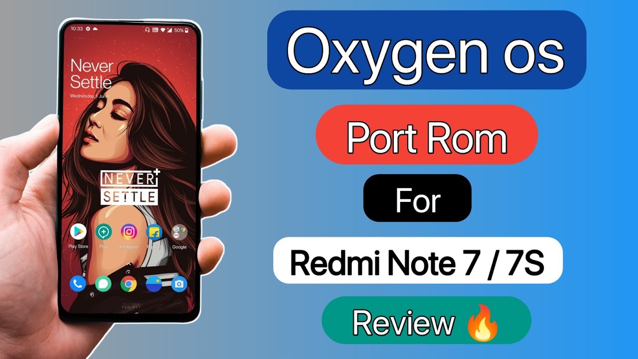 Oxygen os Port Rom For Redmi Note 7 / 7S Review 🔥 - YouTube