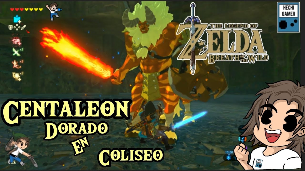 Zelda Breadth of The Wild - Centaleon Dorado - en coliseo ♥️♥️♥️ (a 3 ...