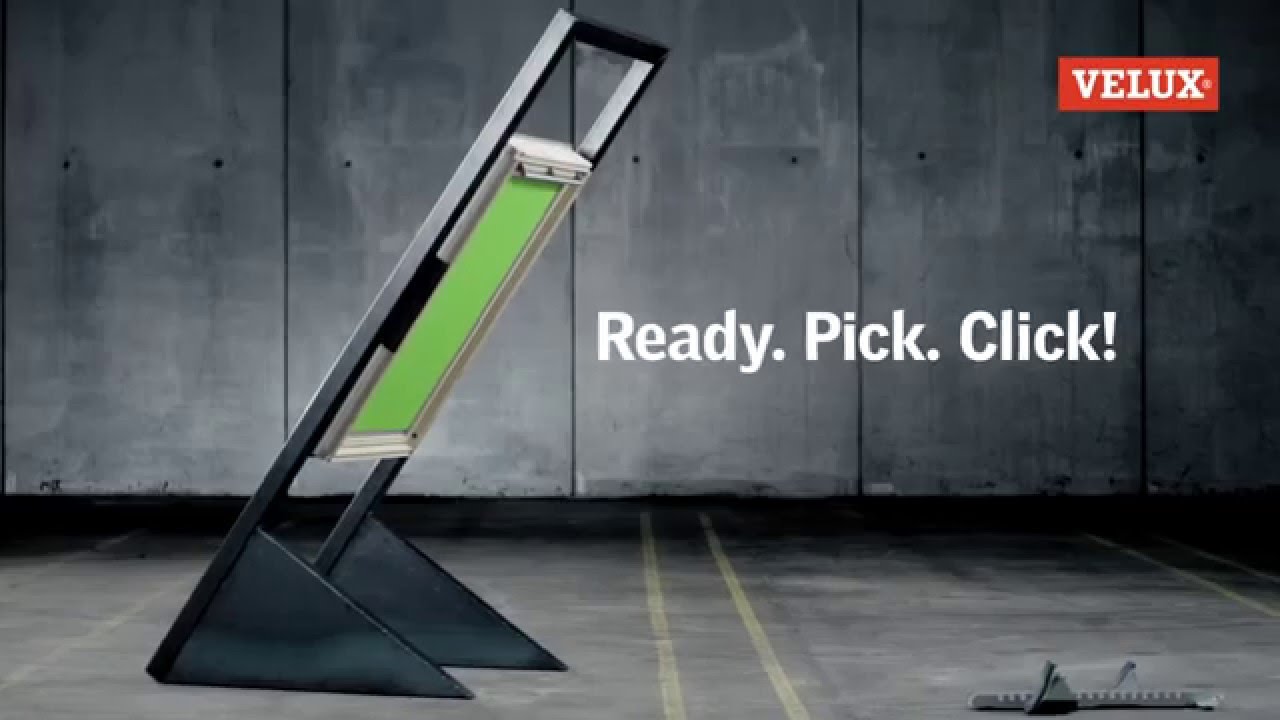 Easy to install VELUX blinds - Pick&Click - YouTube