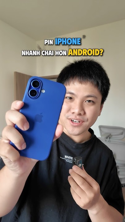 Pin iPhone chai nhanh hơn Android? - YouTube