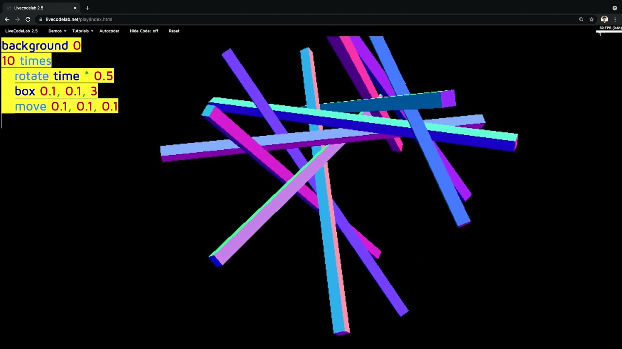 LiveCodeLab Demo - YouTube