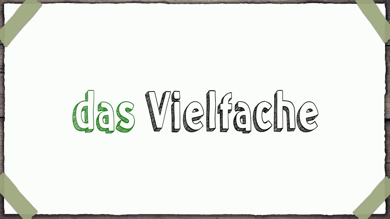 Vielfache - Zahlenreihe - Vielfachenmenge - Mathematik (Wortschatz ...
