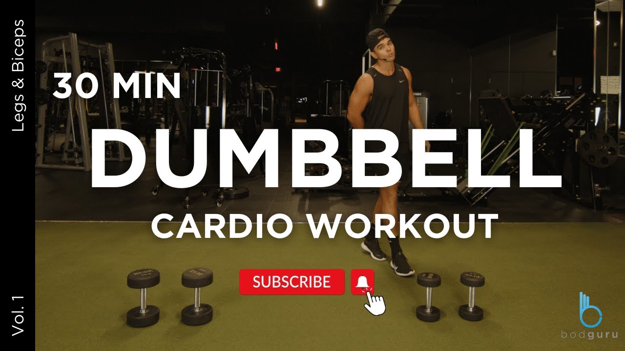 Dumbbell and Cardio Workout 30 Minutes - YouTube