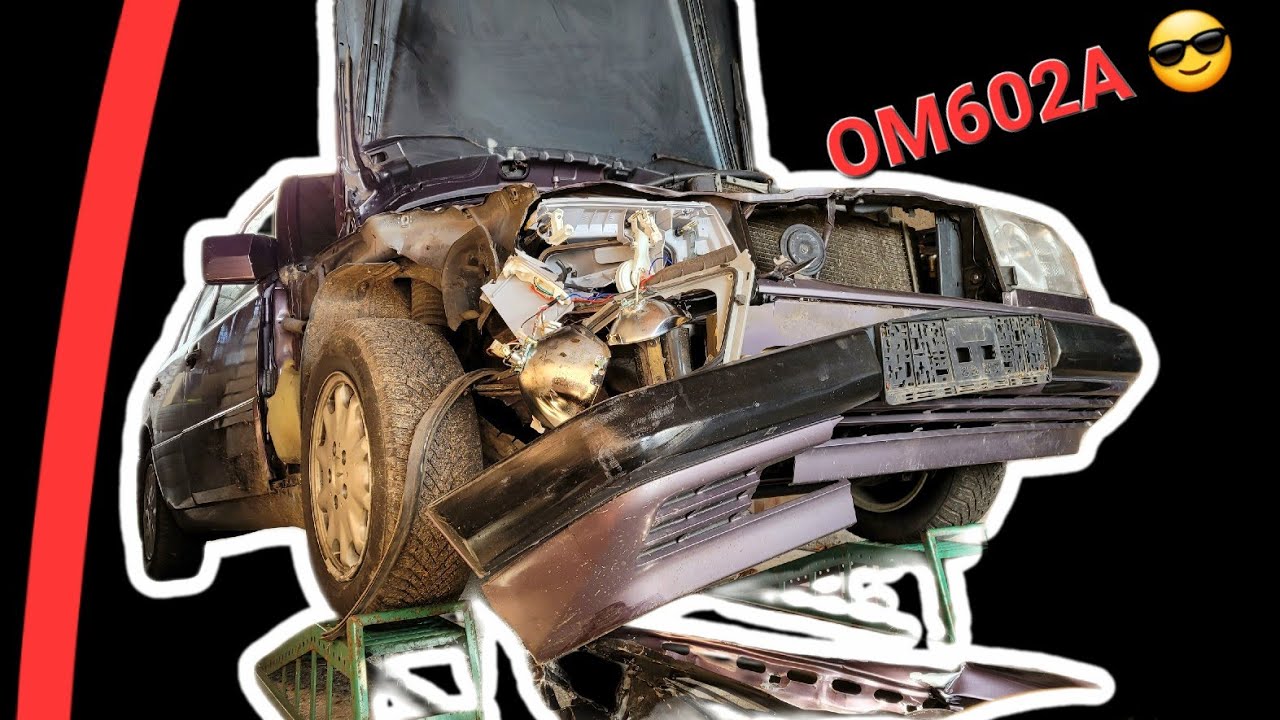 Schock beim Starten! W124 250 Turbo Unfall Instandsetzung #1 - YouTube