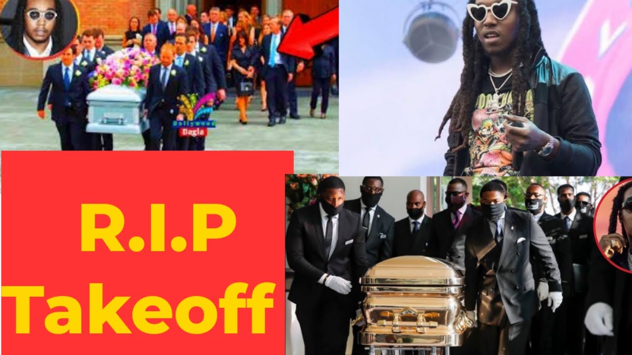 Takeoff Funeral Services | Rapper takeoff last tributes video 😭 - YouTube