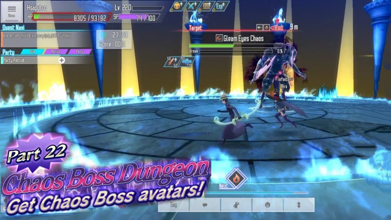 SAOIF : Chaos Boss Dungeon Part 22 - The Gleam Eyes (Entry & Interior ...