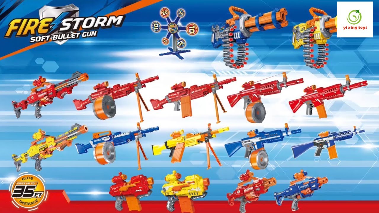 Fire Storm Soft Bullet Gun Toy Battle Game 😎🔫⚡️ - YouTube