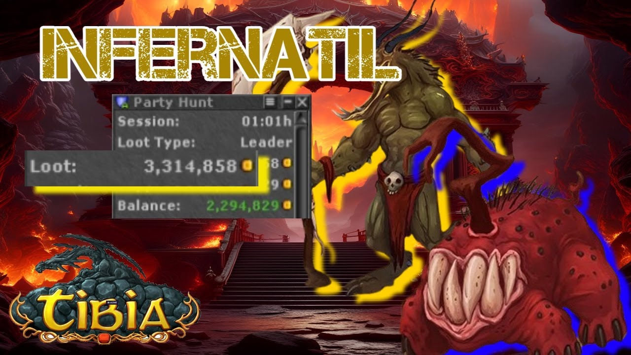 Tibia Hunt (lv600+) - Seal of infernatil ( Ferumbras' Ascension) - YouTube