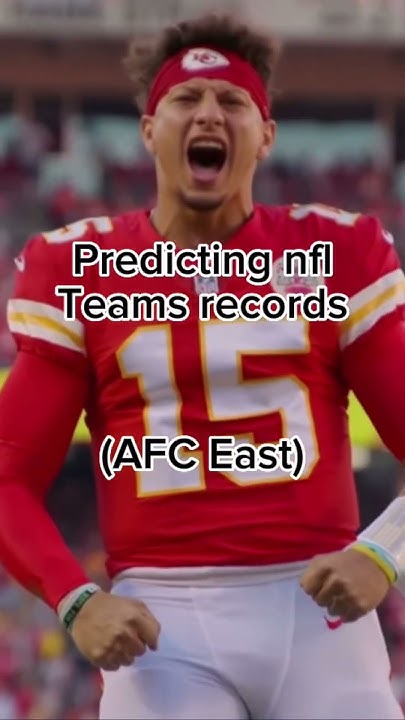 Predicting nfl teams records (AFC East) - YouTube Predicting nfl teams records (AFC East) - YouTube