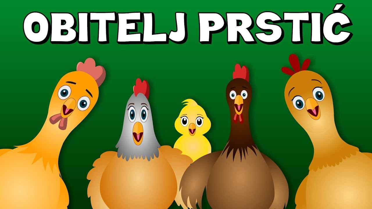 Obitelj Prstić - PILIĆI i mnoge druge | Finger family rhymes - YouTube