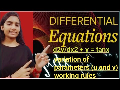 #differential equation part-21#method of variation of parameters ...