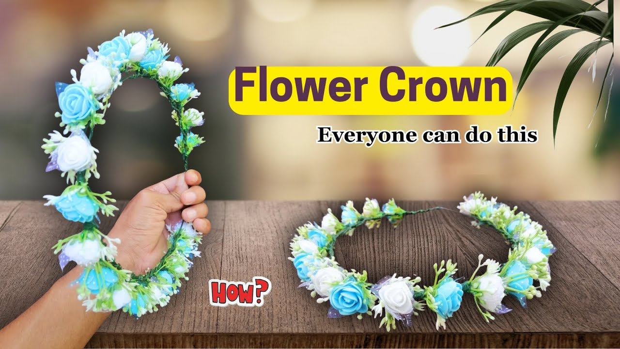 How to Make a Flower Crown at Home | DIY Floral Festival Vibes Easy ...