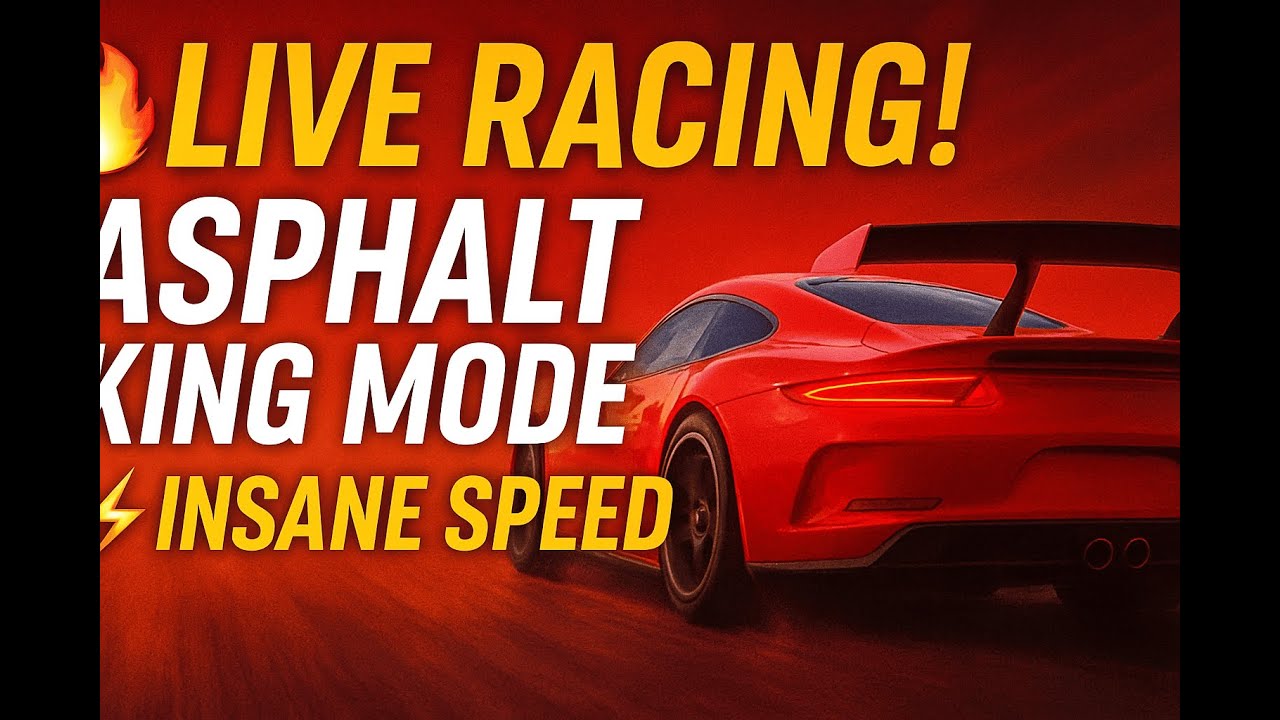🔴 Live ASPHALT 9 LIVE 🔥 Real Time Racing | Road To 1K Subscribers ...