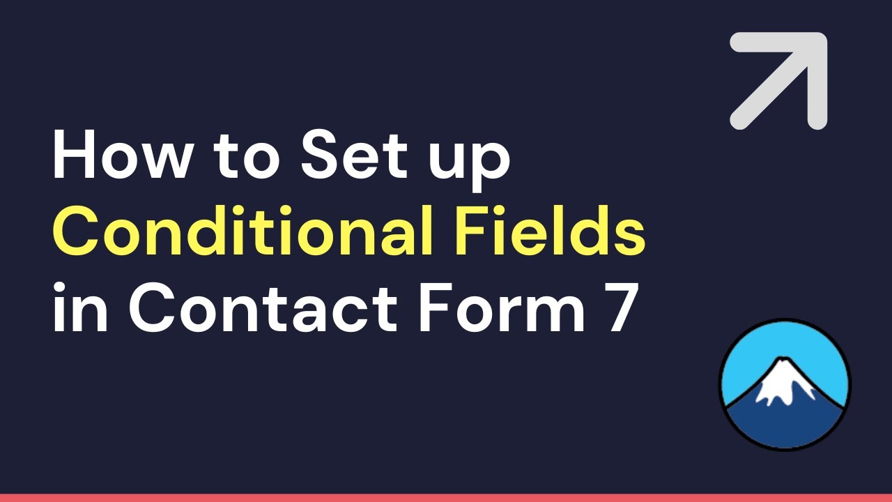 Contact form 7 Conditional Fields Tutorial | CF7 Conditional Fields | CF7 Tutorial Part: 1 - YouTube