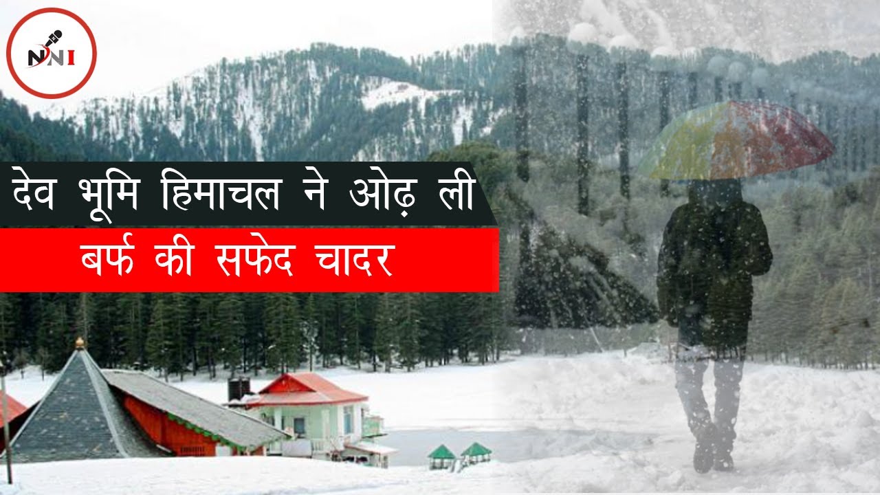 Snowfall in beautiful Shimla narkanda Himachal Pradesh tourism India ...