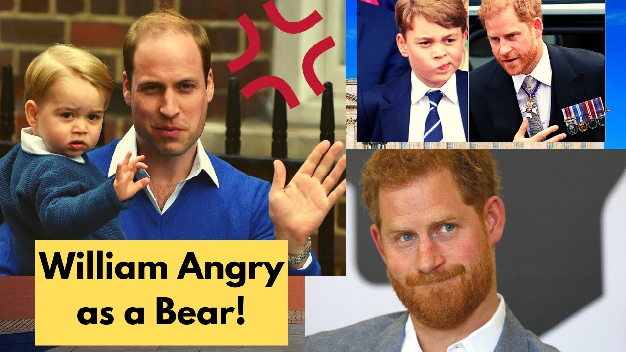 William Angry as a Bear! Harry in interview Spoked George will be Like ...