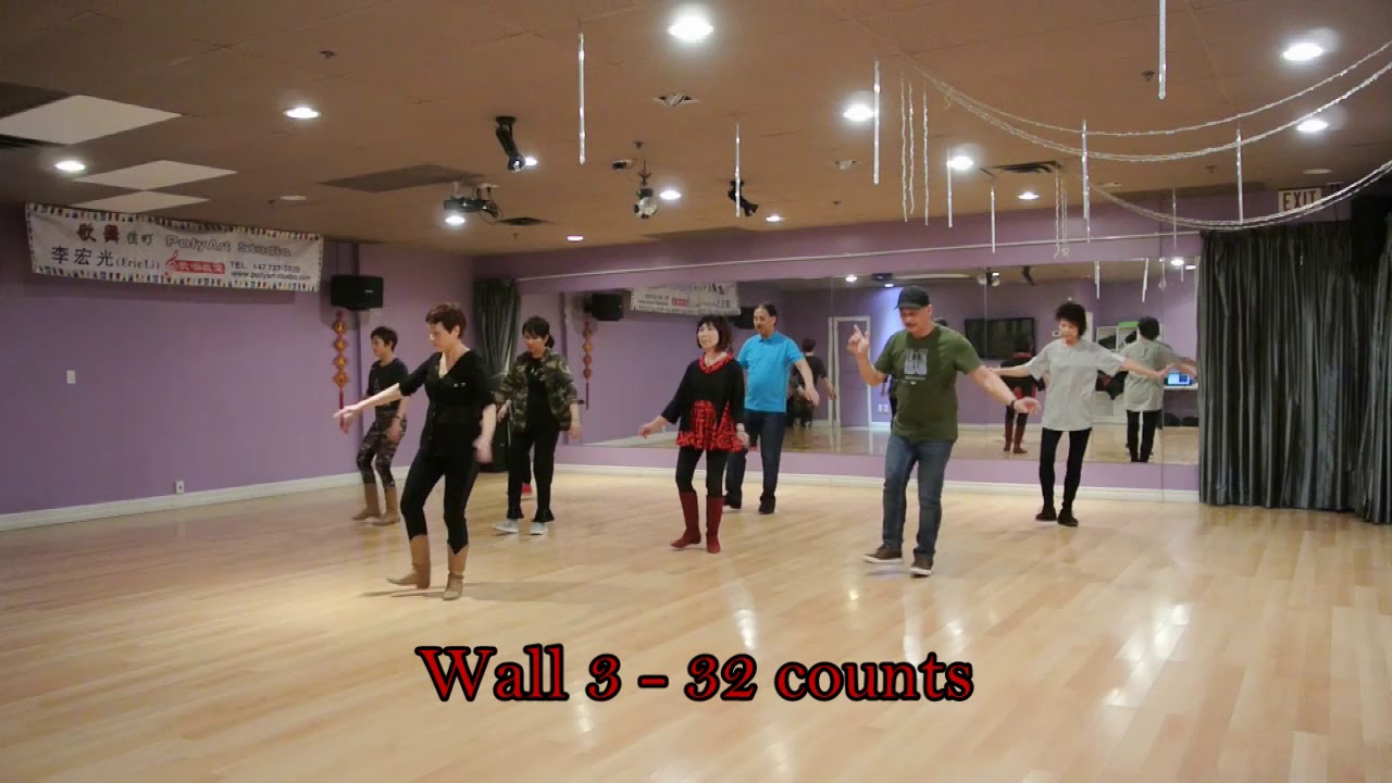 Honky Tonk Mood - Line Dance - YouTube