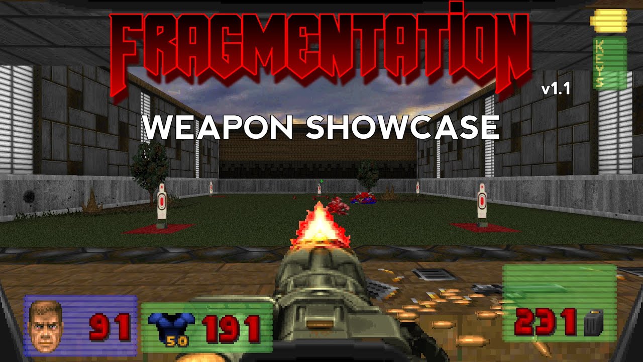 Doom mod weapon showcase: Fragmentation v1.1 - YouTube