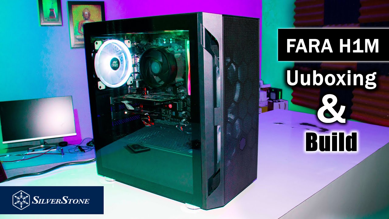 Small gaming cabinet, SilverStone FARA H1M Pro Unboxing & PC Build ...