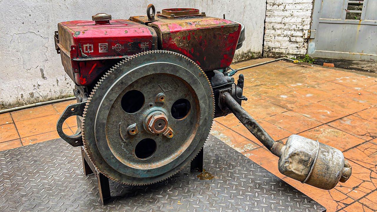 Restoration And Repair Of Old Diesel Engines With Heavy Rust And Damage ...