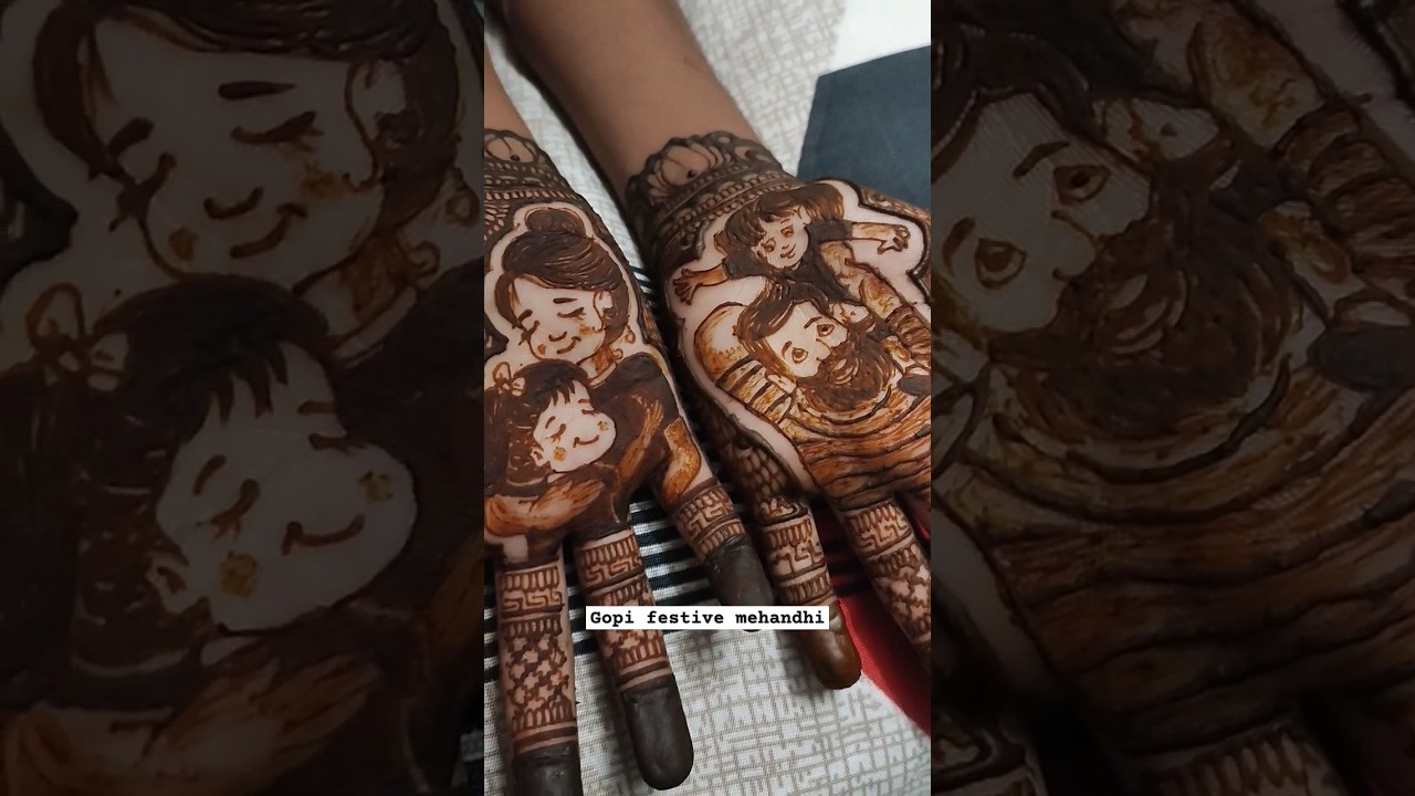 Family goals mehandi #mehandi #mehndi #art | Gopi festive mehandhi ...