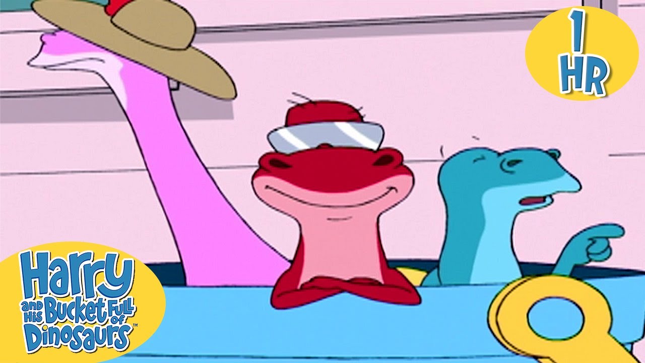 Heat Wave At Dinoland | Cartoons for Kids | Harry and His Bucket Full ...