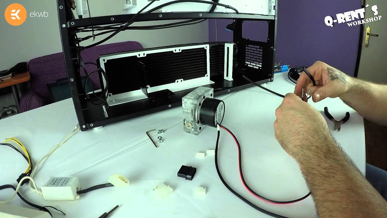 Build water-cooled workstation part 6 - YouTube