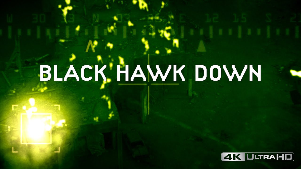 Black Hawk Down - "Well, shall we?" Chopper Attack | 4K HDR | High-Def ...