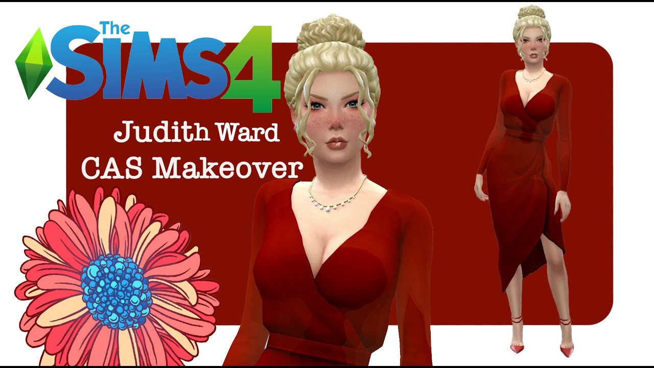 The Sims 4 Judith Ward Speed CAS Makeover ( +CC LINKS) - YouTube