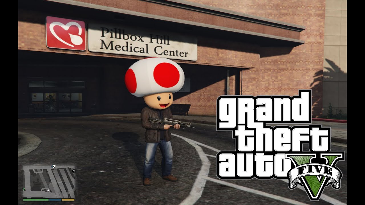 Toad GTA5 MOD Gameplay with Go Kart - YouTube