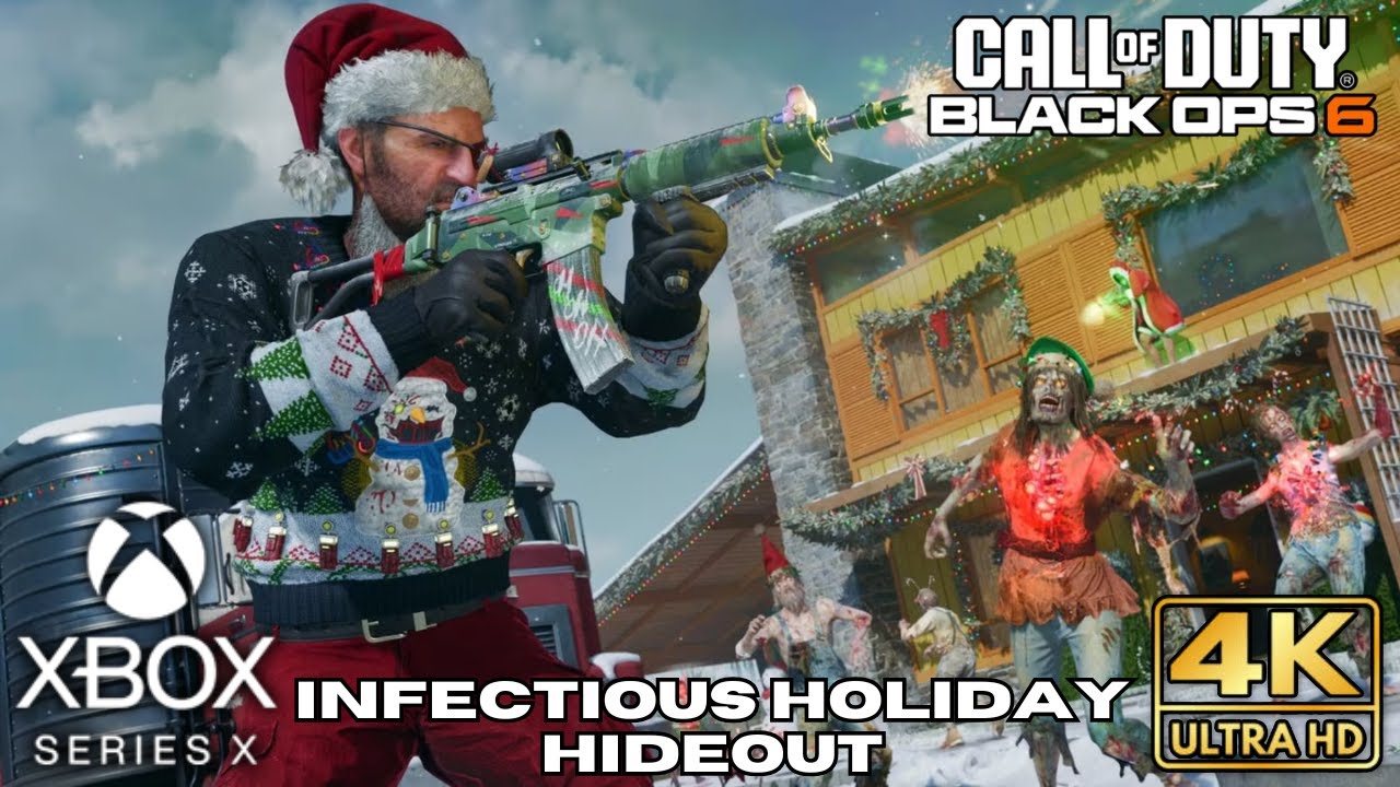 Call of Duty Black Ops 6 Infectious Holiday Gameplay on Hideout | Xbox ...