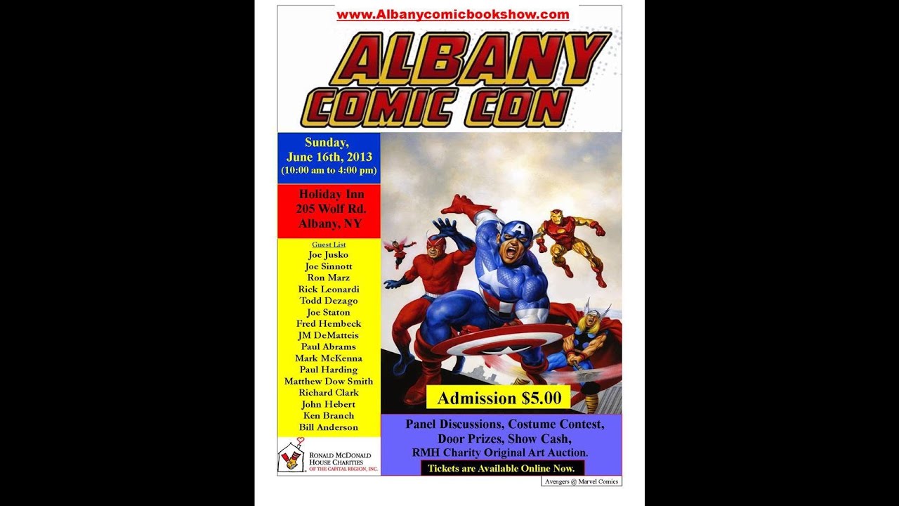 Adventures at Albany Comic Con 2013 - YouTube