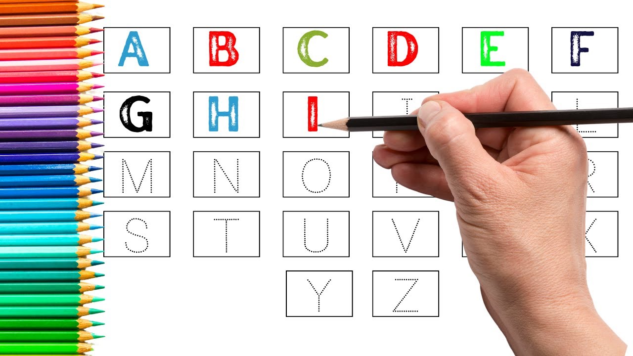 Learn ABCD A To Z Kids Alphabets, 1 To 100 Counting, ABC Song, Kids ...