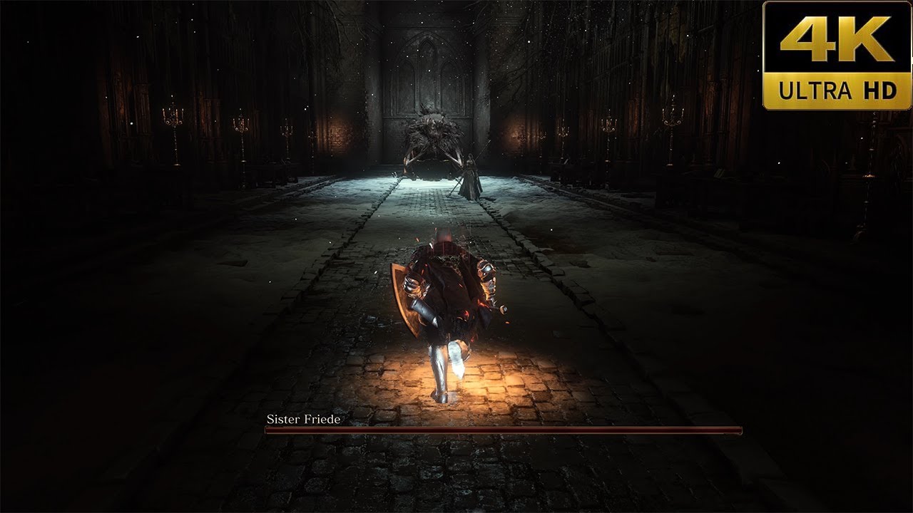 Dark Souls III: Sister Friede and Father Ariandel SL1 [4K] - YouTube